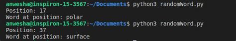 从 Python 中的文本文件中的一行中提取随机单词或字符串 码农参考