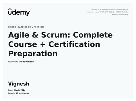 Completed Agile And Scrum Course By Jimmy Mathew Vignesh Jayavelu Posted On The Topic Linkedin