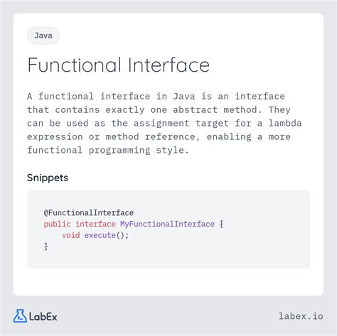 Functional Interface