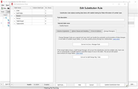 Masking Primary Key Data Masker Product Documentation