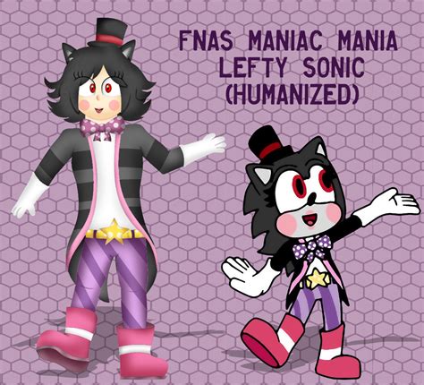 Fnas Mm Lefty Sonic Humanized By Marcosvargas On Deviantart
