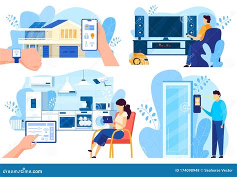 smart house technologies people controlling home systems remotely