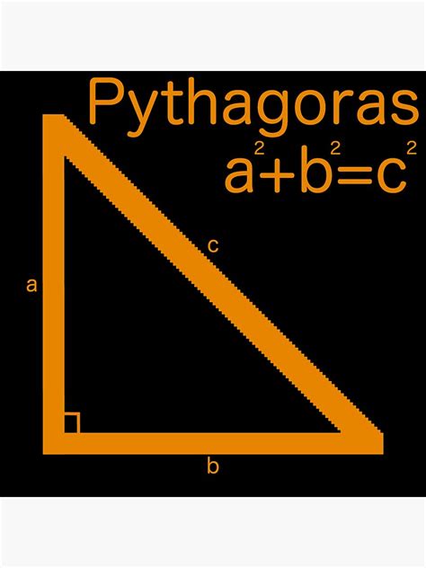Pytagoras Theorem O Sticker For Sale By Geometryfun Redbubble
