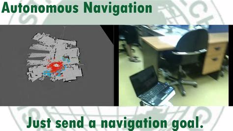 Map Building And Autonomous Navigation With Turtlebot Youtube