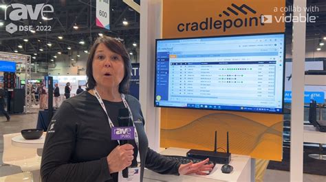 Dse 2022 Cradlepoint Shows Dual Modem E300 Series Enterprise Router That Supports 5g Or Lte