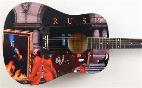 Alex Lifeson Signed Rush 39 Acoustic Guitar Jsa Pristine Auction