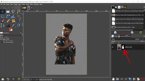 How To Export Single Layers As Images From GIMP Davies Media Design