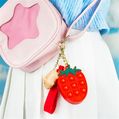 Strawberry Fidget Toy Stuffy Puffs