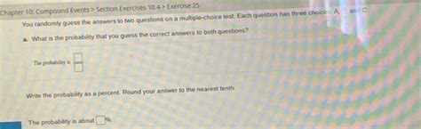 Chapter 10 Compound Events Section Exercises 104 Exercise 25 You