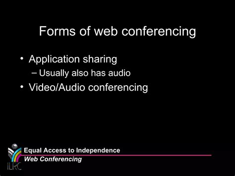 web conferencing ppt web conferencing computer software and applications