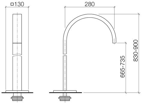 Mem Bath Spout For Free Standing Assembly Dornbracht Bath Taps