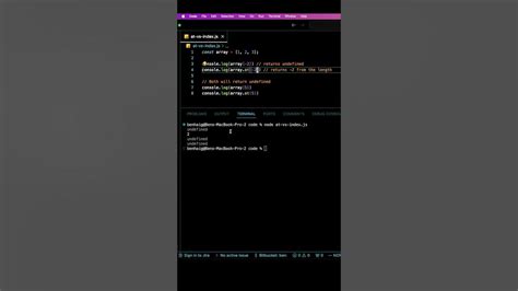 Arrayprototypeat Vs Square Brackets Arrayfunctions Coding Code Arraymethods