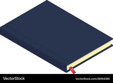 Isometric Notebook Royalty Free Vector Image VectorStock