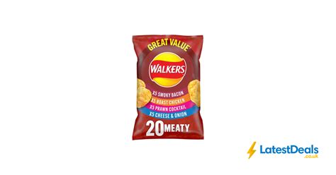 Walkers Meaty Variety Multipack Crisps 20 X 25g 3 85 At Iceland