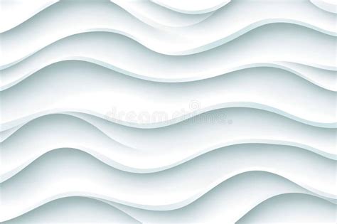 Abstract White Wave Pattern Background Design Elegant Seamless Texture