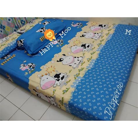 Jual Sprei Fitted Karet Sprei Karakter Jungle Sprei Motif Sapi Murah