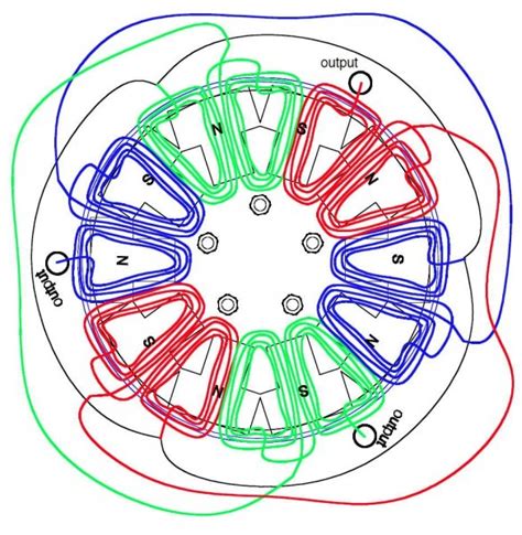 8 Pole Motor Wiring Diagram
