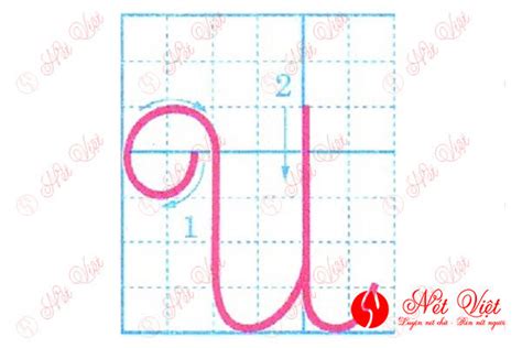 Cách viết chữ U hoa