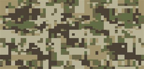 Premium Vector Seamless Digital Camo Pattern For Army Uniform