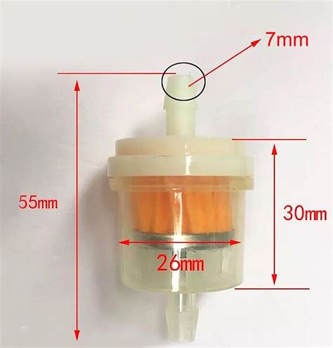 Inline Gas Filter Fuel Filter Mm Mm Lawn Mower Small Engine