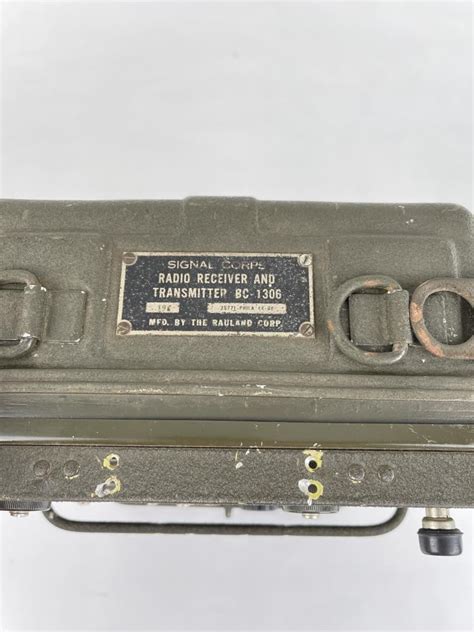 Ww2 Signal Corps Radio Transmitter Reciever
