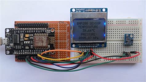Esp Nodemcu With Bmp Sensor And Nokia Lcd