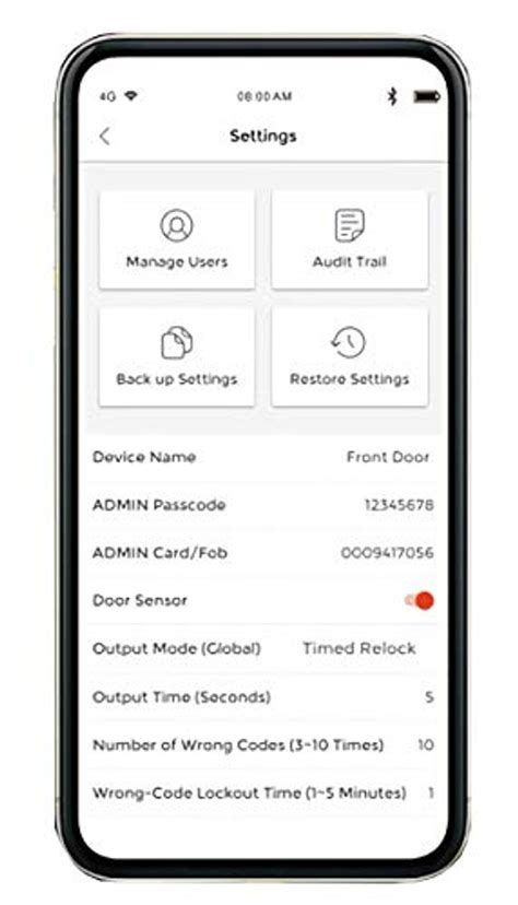 Seco Larm Sk B241 Pq Enforcer Bluetooth Access Controller Mullion Keypad With Proximity Reader