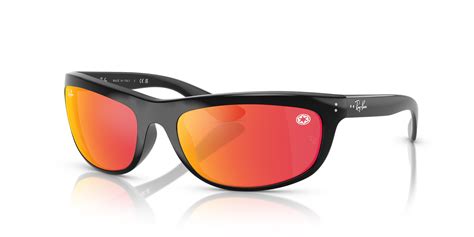 Ray Ban Star Wars™ Darth Vader Balorama Sunglasses In Black And Grey Mirror Red Rb4089 Ray