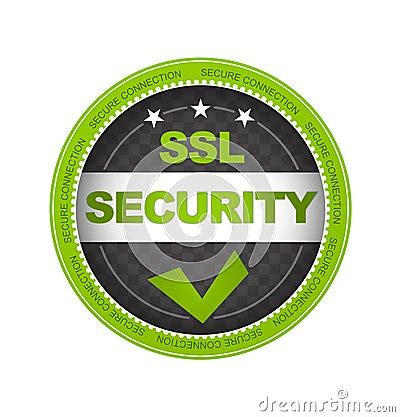 SSL Protection Secure Red Shield Vector Icon Stock Vector Illustration Of Security Shield