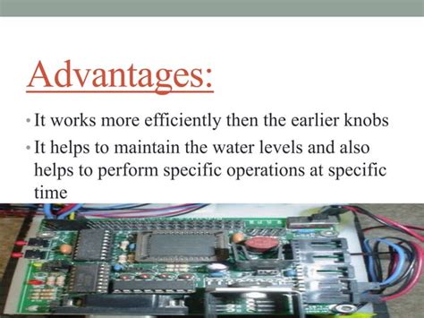Microprocessor In Washing Machine Ppt