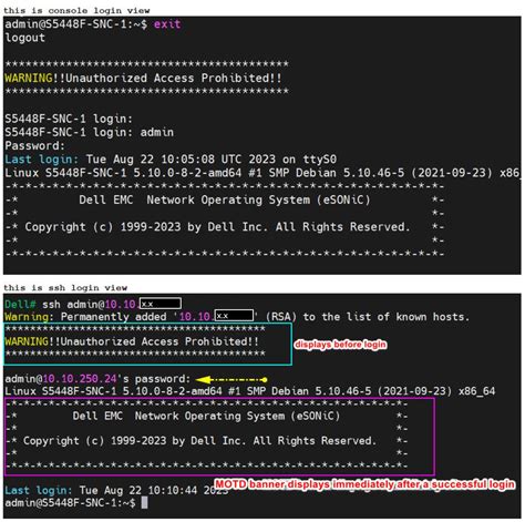 How To Modify The Default Sonic System Login Banner And Motd Banner