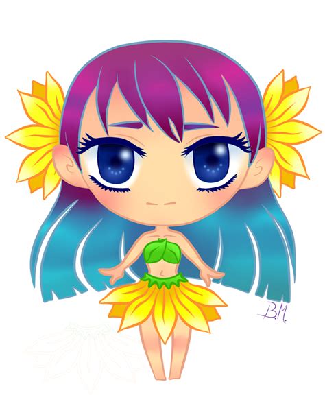 ~chibi Sunflower Girl~ By Kyokosan07 On Deviantart