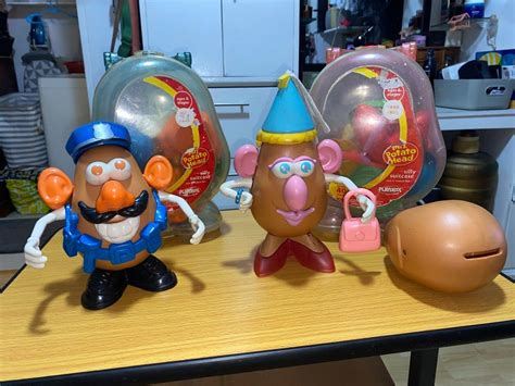 Playskool Mr Potato Head And Mrs Potato Head Mix And Match With Case