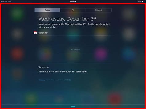 How To Access The Notification Center On An Ipad 8 Steps