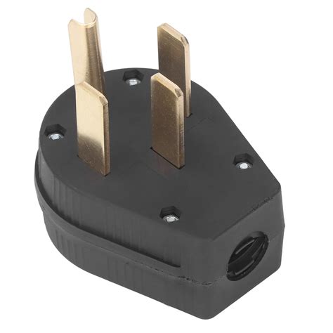 Enchufe De 4 Clavijas Enchufe En ángulo De Hoja Recta Construcción