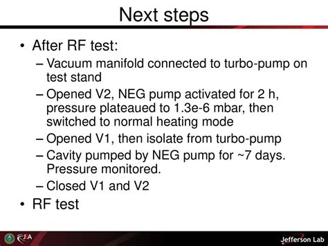 RF Test Results Of SRF Cavity Evacuated With NEG Pump Ppt Download