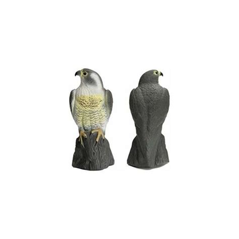 Leurre de Faucon Réaliste pour Éloigner les Oiseaux Statue de Jardin
