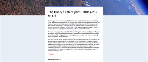 Join Stac Sprint 5 Ogc Api — Features Hackathon November 57 By