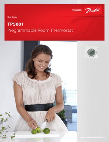 Danfoss TP5001 Programmable Room Thermostat User Guide Manualzz