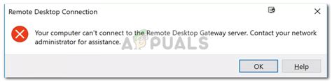 Your Computer Cant Connect To The Remote Desktop Gateway Server Sendfasr