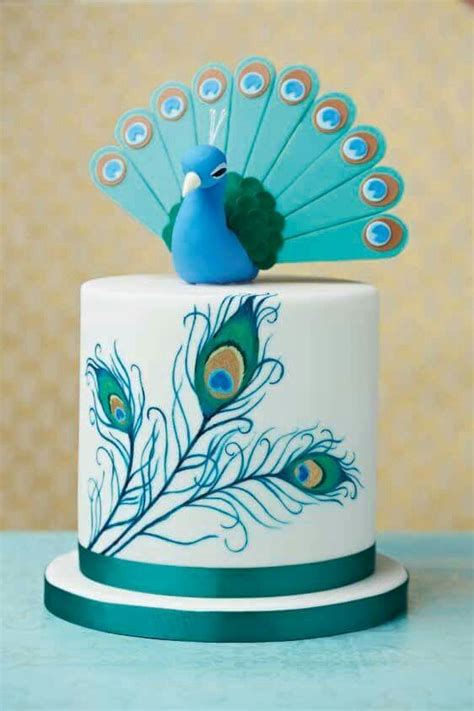 Peacock Theme With Edible Feathers Artofit