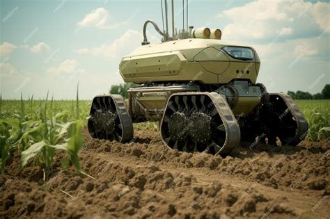 Premium Ai Image Automated Agricultural Technologies Ai Farmer Digital Generate Ai