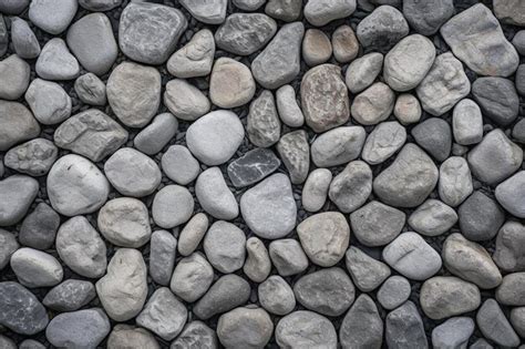 Light Grey Cobblestone Texture Simple Template Abstract Background