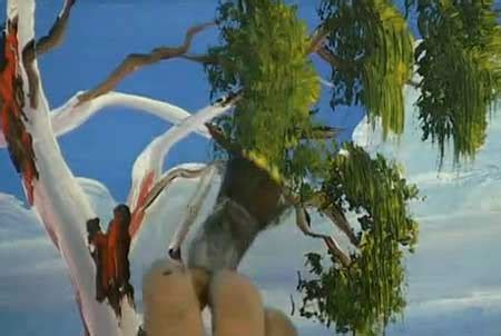 How To Paint Leaves On Trees Australian Landscape Video Lessons Of Drawing Painting