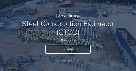 Steel Construction Estimator At Span Construction And Engineering Inc