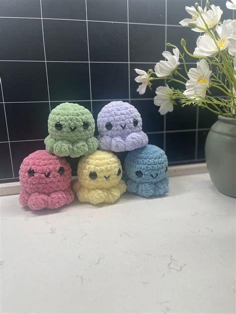 Stress Ball Octo Plushies Etsy