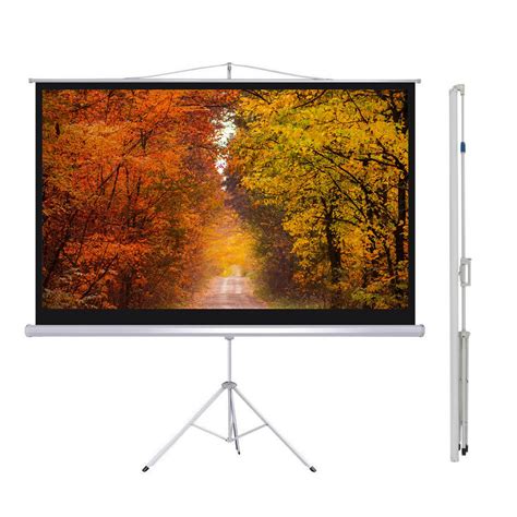 Np Tech Nptech 100 Inch 7ft X 5ft 4 3 Aspect Ratio Portable Tripod