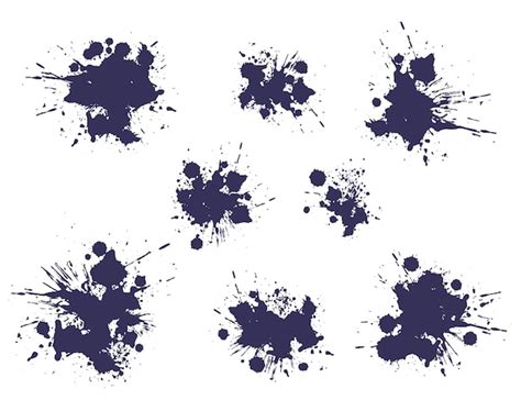 Free Vector Hand Drawn Ink Splash Element