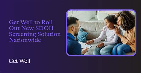 News Release Get Well To Roll Out New Sdoh Screening Solution Nationwide Get Well