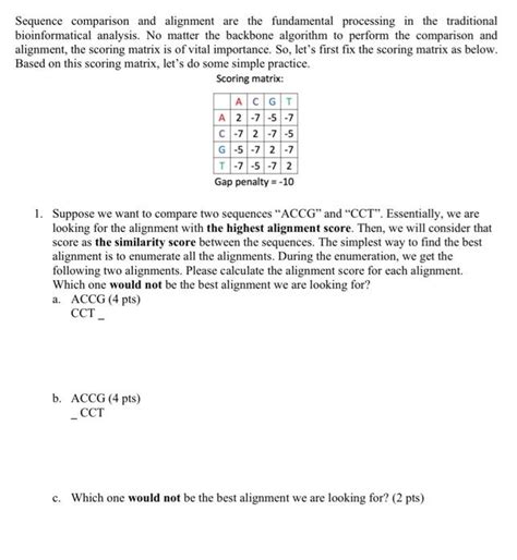 Sequence Comparison And Alignment Are The Fundamental